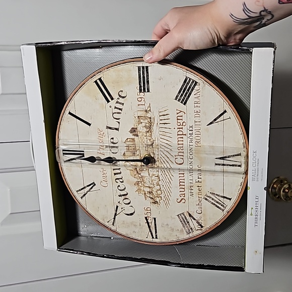 Threshold | Wall Decor | Threshold Target Clock | Poshmark